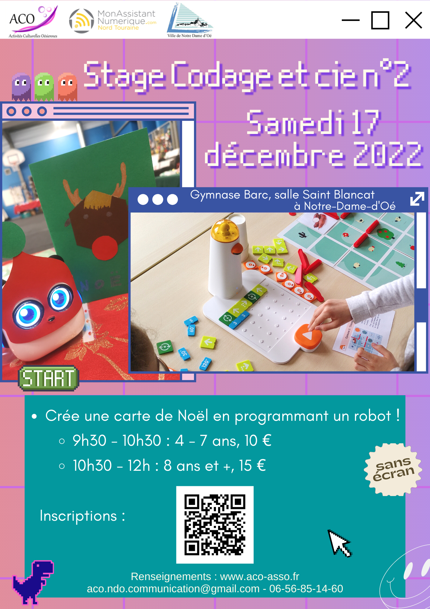 Stages codage & cie n°2 pour enfants et ados - Activités Culturelles ...
