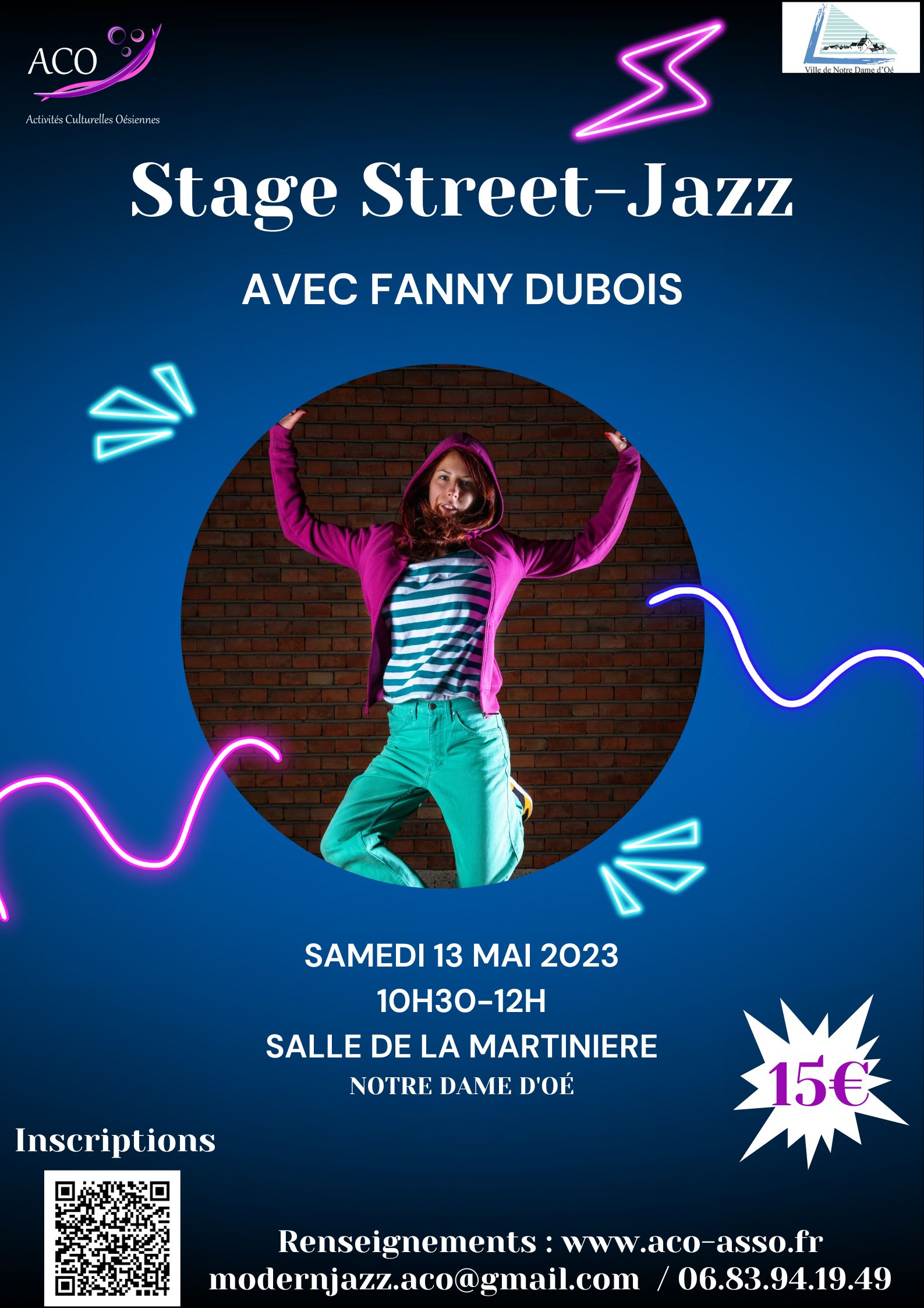 Un nouveau stage de Street-Jazz aux ACO ! - Activités Culturelles Oésiennes